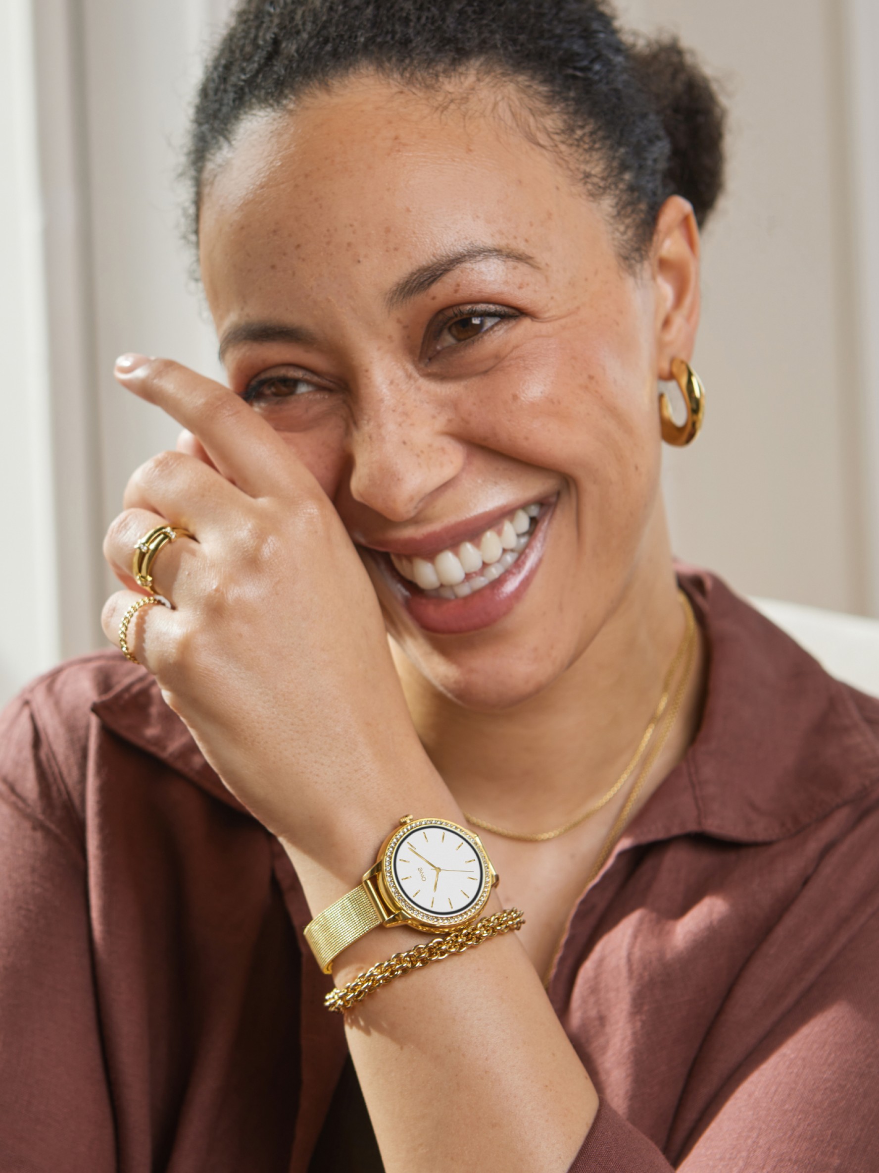 Smartwatch One Mini Spark Gold - OSW9811GM51L - ONE